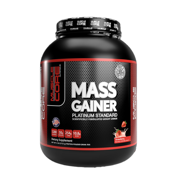 Muscle Core - Mass Gainer Strawberry 6 Lb - medicaltradehub.com